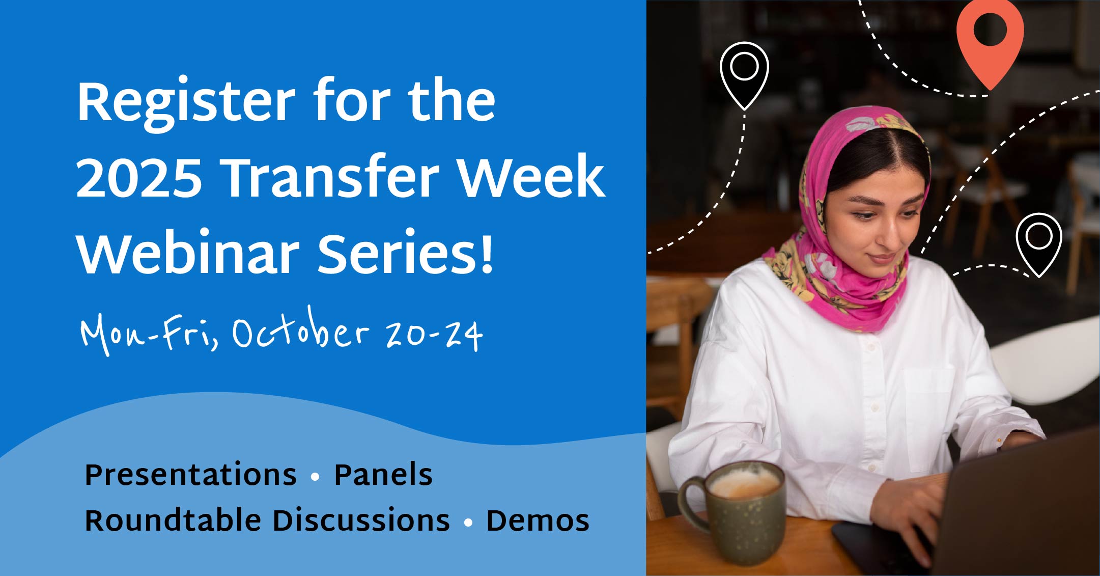 Register for the 2025 Transfer Week Webinar Series! – CollegeSource